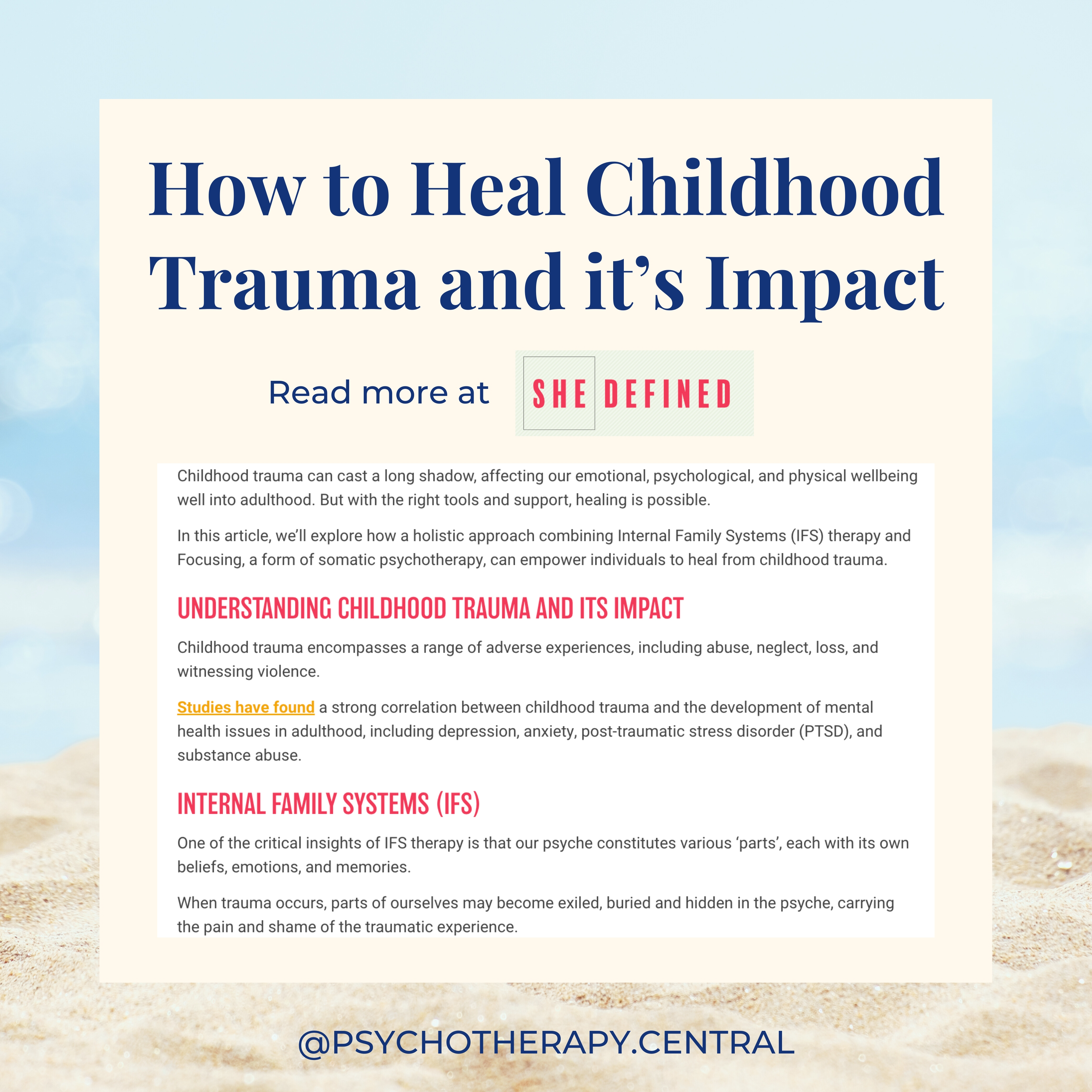 How To Heal Childhood Trauma and the Impact it Has on You