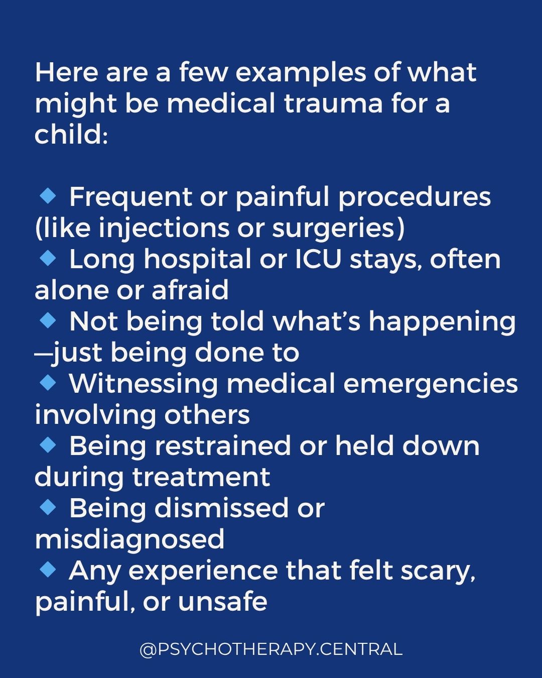 Medical Trauma